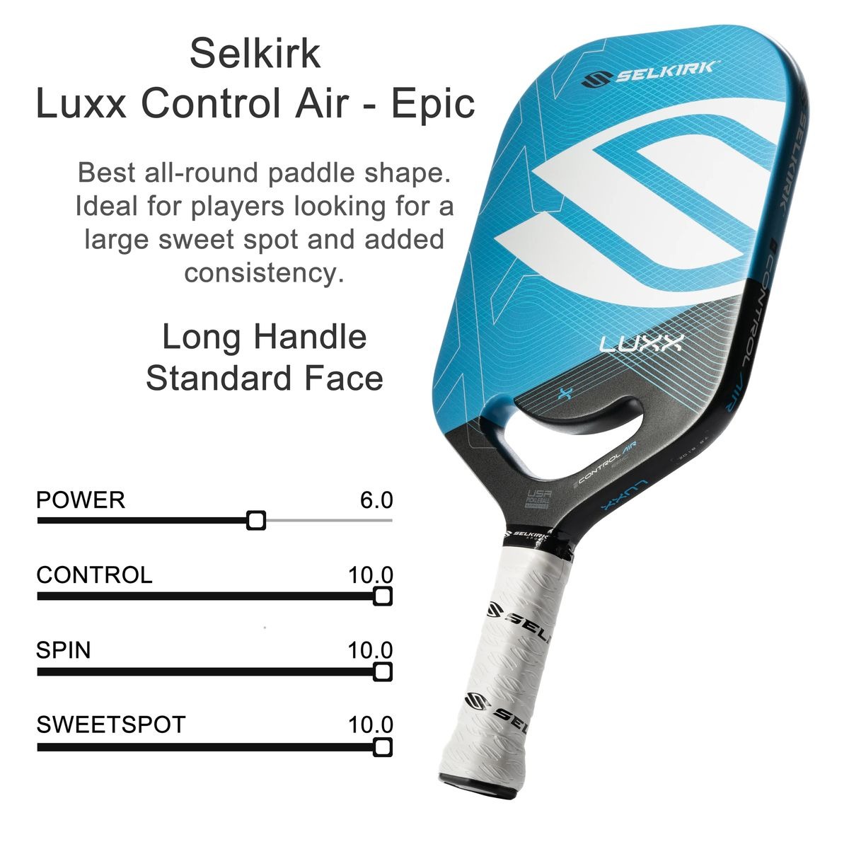 Selkirk Luxx Control Air - Epic Pickleball Paddle - Pickleball online